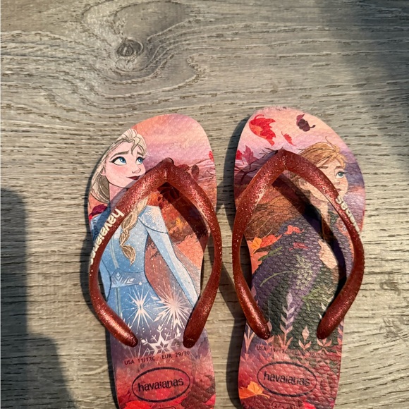 Havaianas | Shoes | Havaianas Disney Princess Flip Flops With Red ...